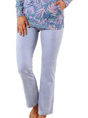 UV SKINZ Everyday Flared Leggings Heathered Blue