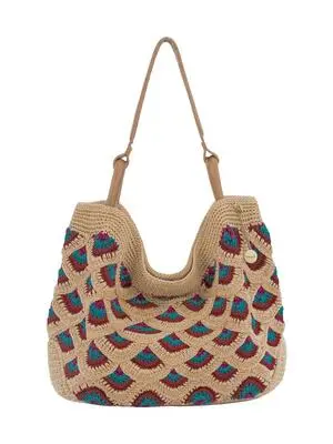 THE SAK Los Feliz Large Leather Tote Bag - Bamboo Mermaid