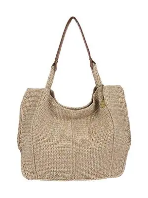THE SAK Los Feliz Large Leather Tote Bag - Bamboo Static