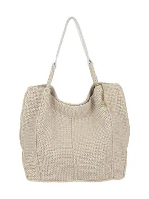 THE SAK Los Feliz Large Hand Crochet Tote Bag - Ecru