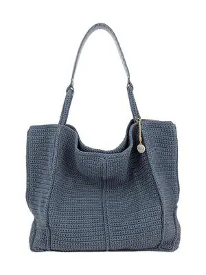 THE SAK Los Feliz Large Leather Tote Bag - Maritime Crochet