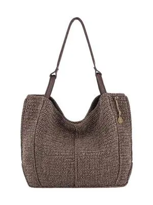 THE SAK Los Feliz Large Hand Crochet Tote Bag - Nutmeg Static