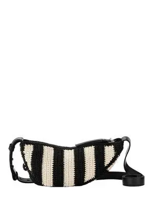 THE SAK Tess Sling Crochet Bag Black Stripe