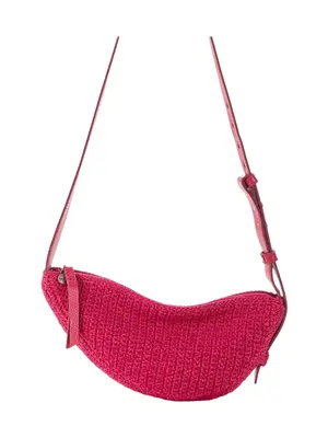 THE SAK Tess Sling Crochet Bag Magenta