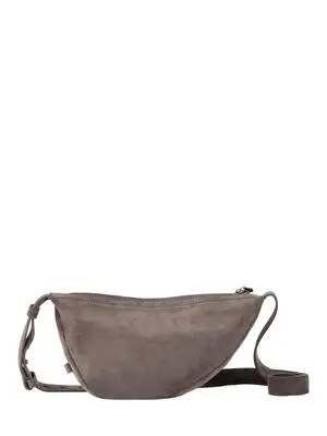 THE SAK Tess Sling Crochet Bag Mushroom Suede