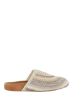 THE SAK Bolinas Crochet Clogs - Sand Stripe