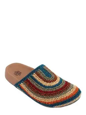 THE SAK Bolinas Crochet Clogs Woodland Stripe