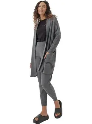PACT Organic Cotton Cardigan Medium Grey Heather