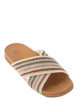 THE SAK The Sak Penelope Slip-On Sandals Pink Multi Stripe