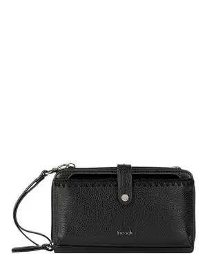 THE SAK Iris Smartphone Crossbody Bag - Black Leather