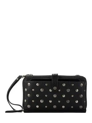 THE SAK The Sak Iris Smartphone Crossbody Bag Black Silver Stud