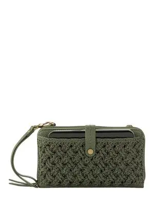 THE SAK Iris Smartphone Crossbody Bag - Moss Cozy