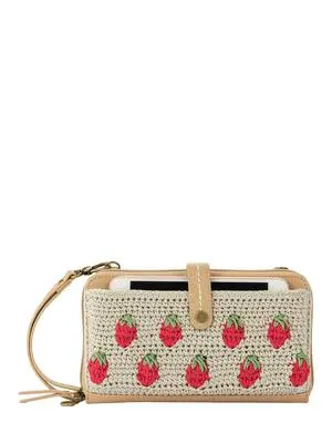 THE SAK Iris Smartphone Crossbody Bag - Natural Strawberries