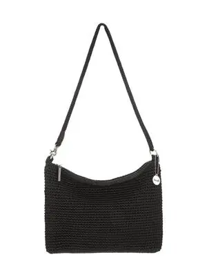 THE SAK Lumi Convertible Crossbody Hand Crochet Bag - Black