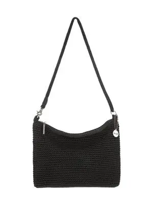 THE SAK Lumi Convertible Crossbody Hand Crochet Bag - Black