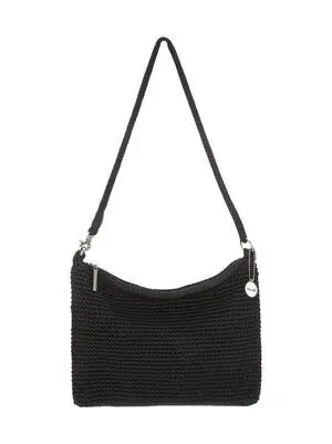 THE SAK Lumi Convertible Crossbody Hand Crochet Bag - Black