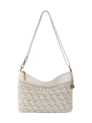 THE SAK Lumi Convertible Crossbody Hand Crochet Bag Ecru Primrose