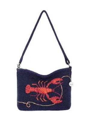 THE SAK Lumi Convertible Crossbody Hand Crochet Bag Lobster