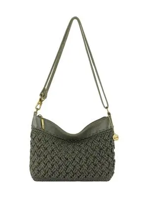THE SAK Lumi Convertible Crossbody Hand Crochet Bag Moss Cozy