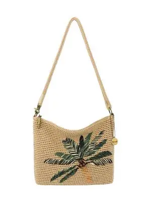 THE SAK Lumi Convertible Crossbody Hand Crochet Bag - Palm Tree