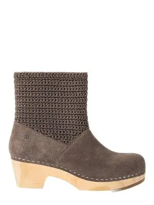 THE SAK Paloma Clog Boots - Mushroom Suede