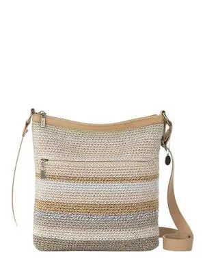 THE SAK Lucia Leather Crossbody Bag - Sand Stripe