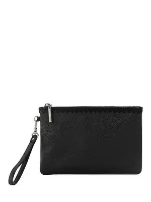 THE SAK Vita Wristlet Black Leather