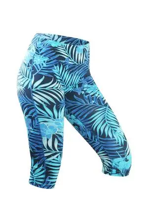 UV SKINZ UV Skinz Active Sport Swim Capris Midnight Rainforest