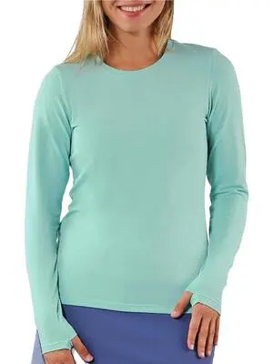 UV SKINZ Long Sleeve Everyday Tee - Seaglass