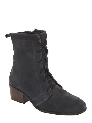 Naot Naot Majesty Lace-Up Boots Charcoal Suede