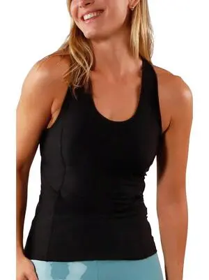 UV SKINZ Racerback Swim Tank - Black