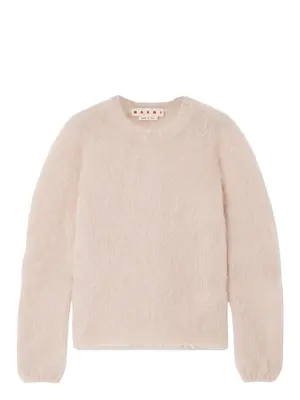 Marni Mohair-blend Sweater - Pink