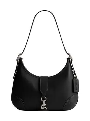 COACH Hampton Hobo Bag Silver/black