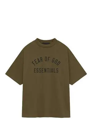 Fear Of God Jersey Crewneck T-shirt - Olive