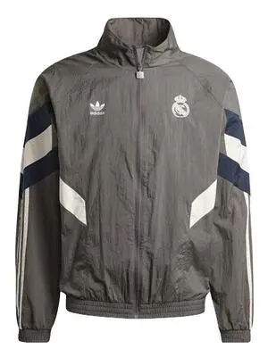 Adidas Real Madrid 2024/25 Lifestyler Anthem Track Top - Charcoal