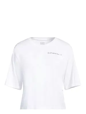 EA7 Logo-print T-shirt - White