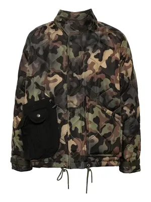 Andersson Bell Camouflage Quilted Jacket - Green