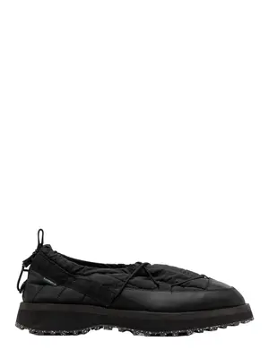 Suicoke Pepper-trab-eco Quilted Sneakers - Black
