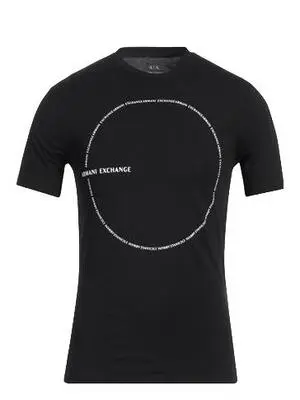 Armani Exchange T-shirt Size Organic Cotton - Black