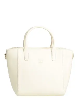 Il Bisonte Leather Tote With Shoulder Strap - White