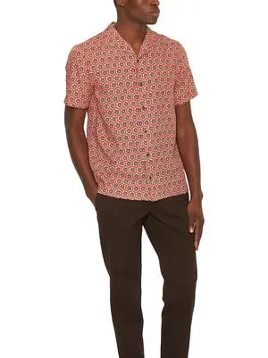 Orlebar Brown Hibbert Roseate Shirt - Red
