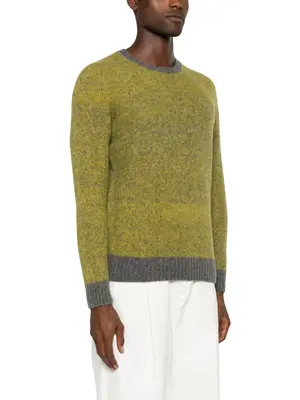 DRUMOHR Mélange-effect Sweater - Yellow