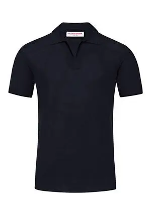Orlebar Brown Horton Piqué Polo Shirt - Blue