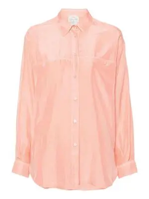 FORTE_FORTE Lightweight Silk Shirt - Pink
