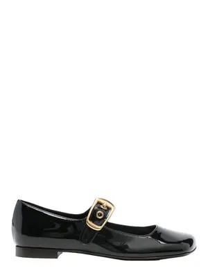 Chloé Buckled Ballet Flats - Black