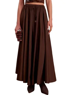 Cult Gaia Rosalee Ankle-length Skirt - Brown