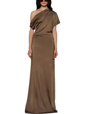 Tove Inez Maxi Dress - Brown