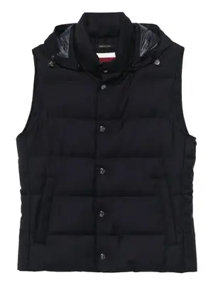 MONTECORE Wool Padded Vest - Blue