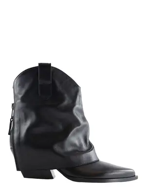 NOTABENE 60mm Zorro Leather Boots - Black
