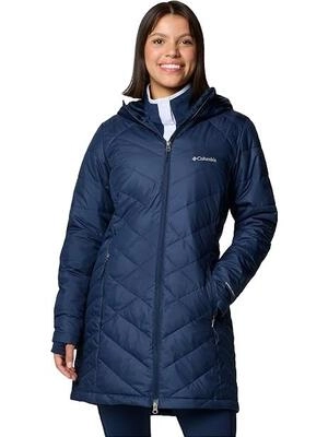 Columbia Columbia Heavenly Long Hooded Jacket Navy
